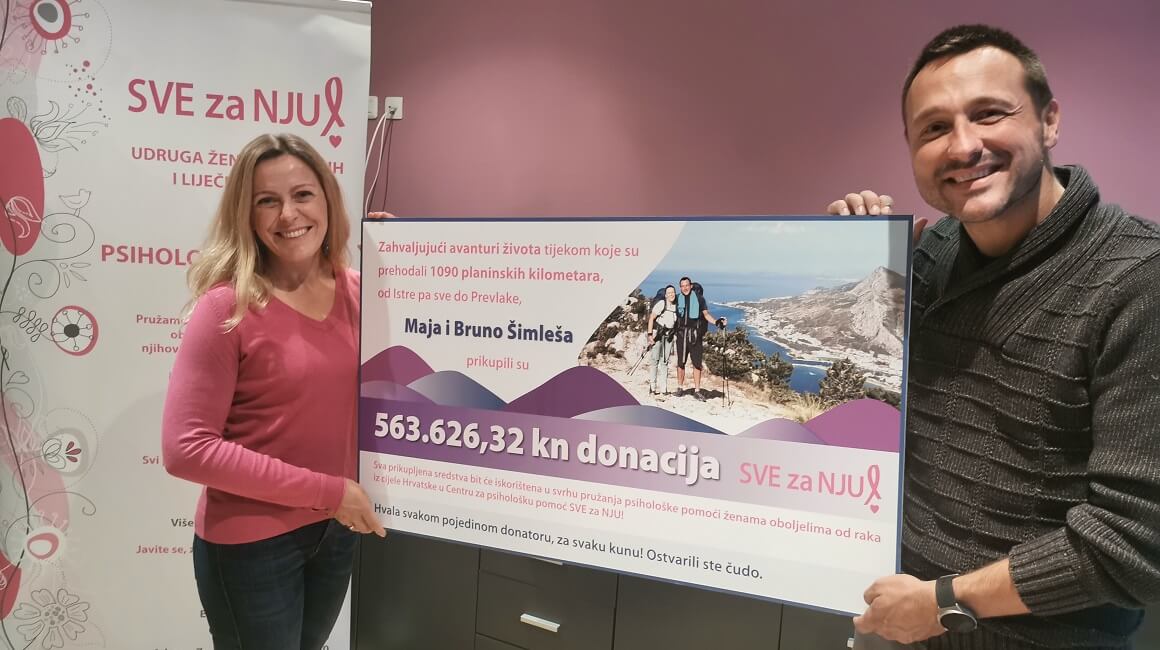 Humanitarna akcija Brune i Maje Šimleše: Udruzi SVE za NJU svečano ...